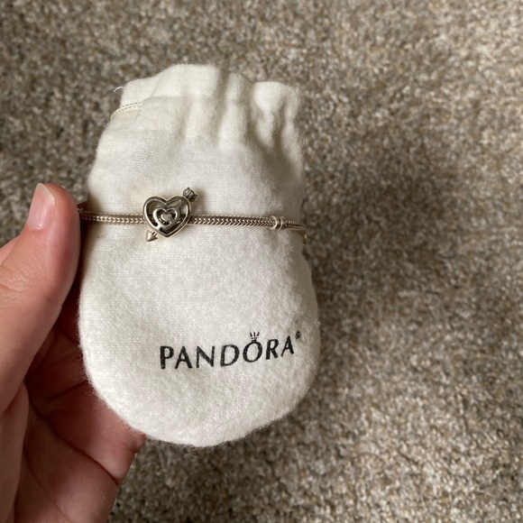 Pandora | Jewelry | Openwork Heart Labyrinth Arrow Pandora Charm | Poshmark